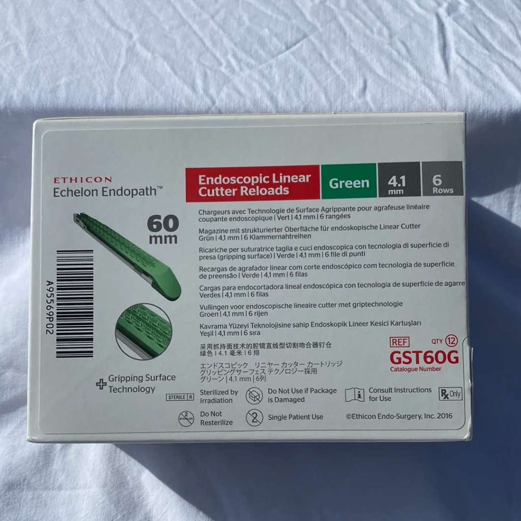 Ethicon GST60G Echelon Endopath Reload Green – Box of 6 – EXPIRED ...