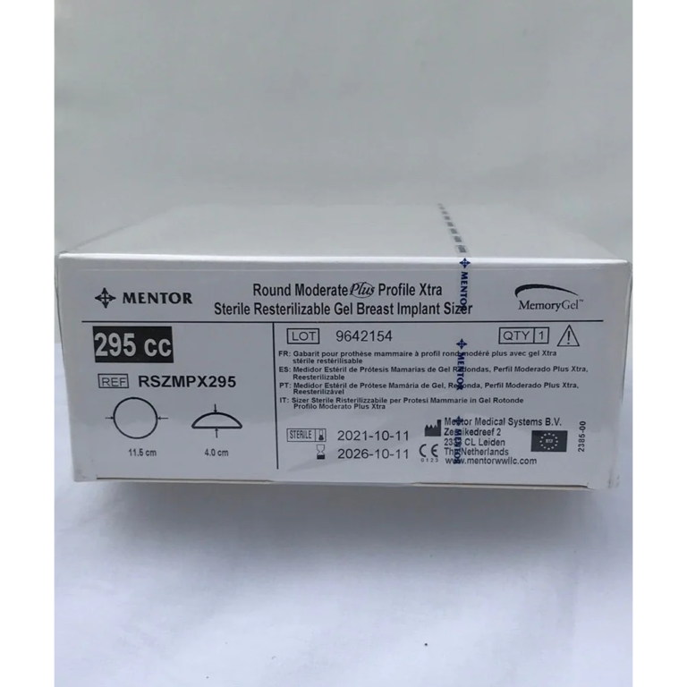 Mentor RSZMPX295 Round Moderate Plus Profile Xtra Sterile ...